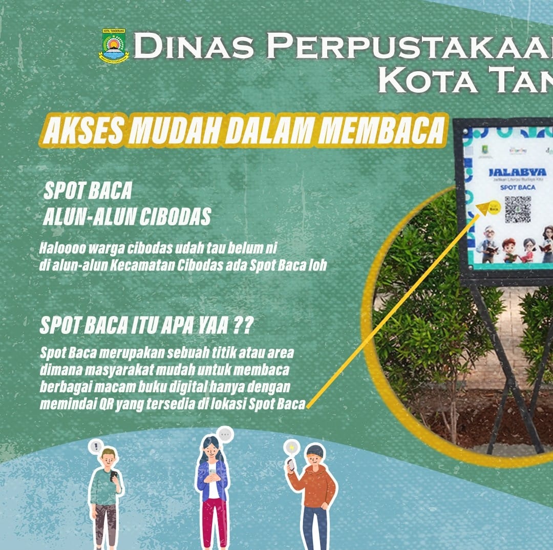 Tingkatkan Literasi, Pemkot Tangerang Hadirkan Spot Baca Digital di Ruang Publik - Suaraaspirasi.id