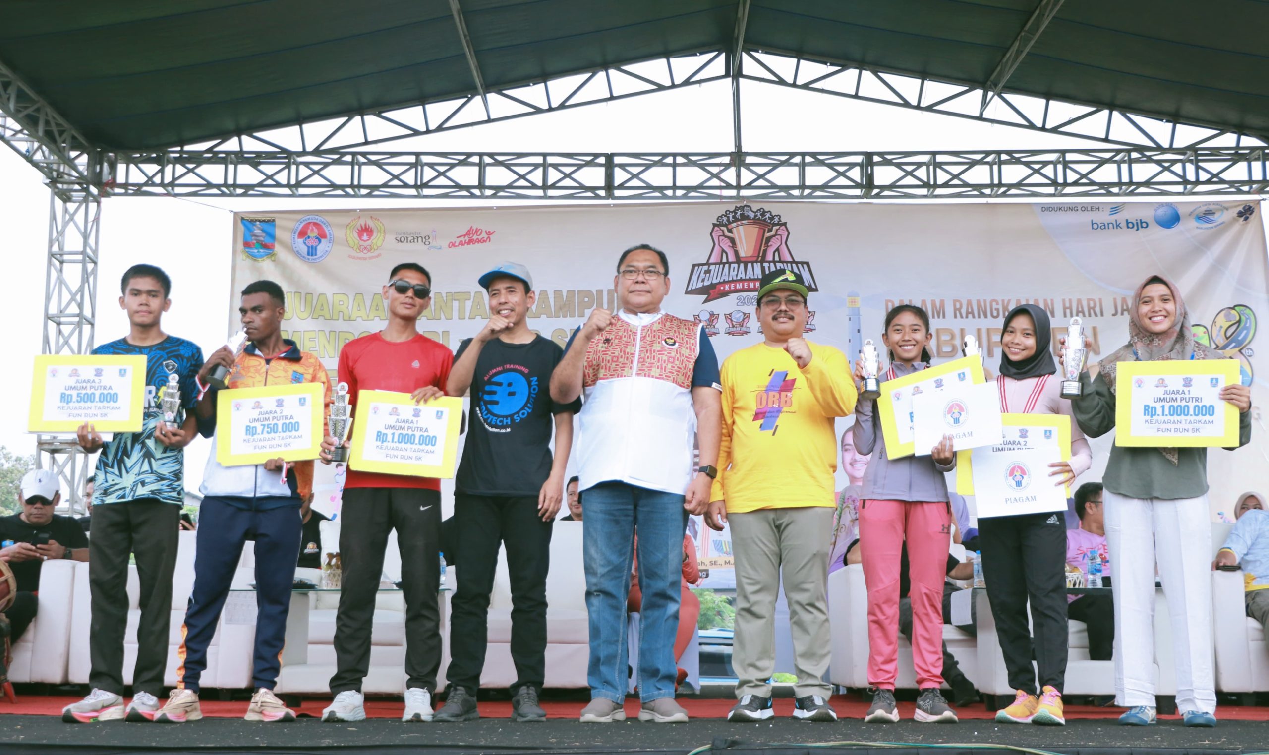 HUT ke-498 Kabupaten Serang, Disporapar Gelar Fun Run 5K dan Kejuaraan ...